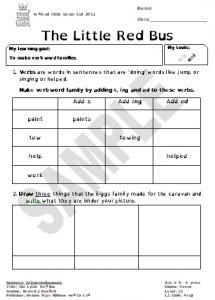 The Little Red Bus – Read Think Learn