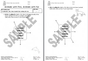 Animals with Fins; Animals with Fur – Read Think Learn