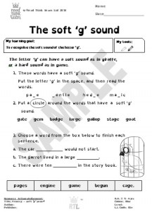 Generic – The soft ‘g’ sound – Read Think Learn