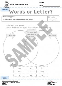 Generic – Word or Letter – Read Think Learn