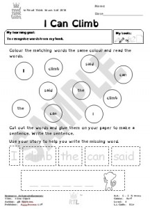 I Can Climb – Read Think Learn