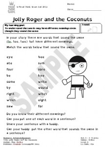 Jolly Roger and the Coconuts – Read Think Learn