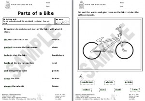 Parts of a Bike – Read Think Learn