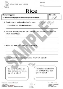 Rice 2 – Read Think Learn