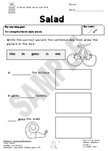 Salad – Read Think Learn