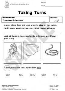 Taking Turns – Read Think Learn