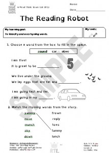 The Reading Robot – Read Think Learn