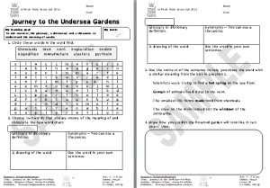 Journey to the Undersea Gardens – Read Think Learn