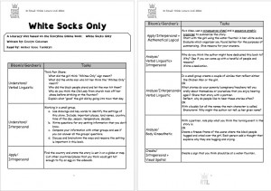 White Socks Only – Read Think Learn
