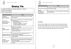 Enemy Pie – Read Think Learn