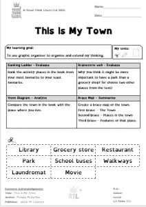 This is My Town – Read Think Learn