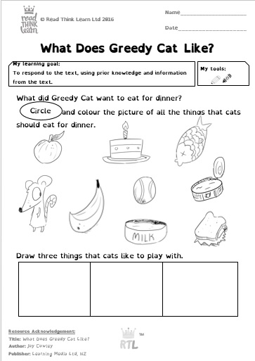 What Does Greedy Cat Like? – Read Think Learn What Does Greedy Cat Like? – Read Think Learn
