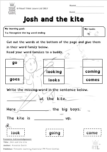 Josh and the kite – Read Think Learn