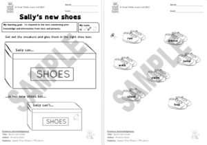 Sally’s new shoes – Read Think Learn