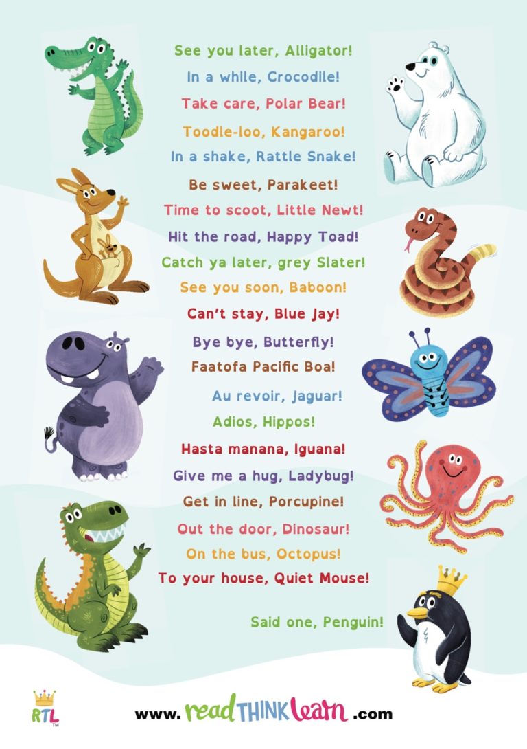 See You Later Poster – Read Think Learn